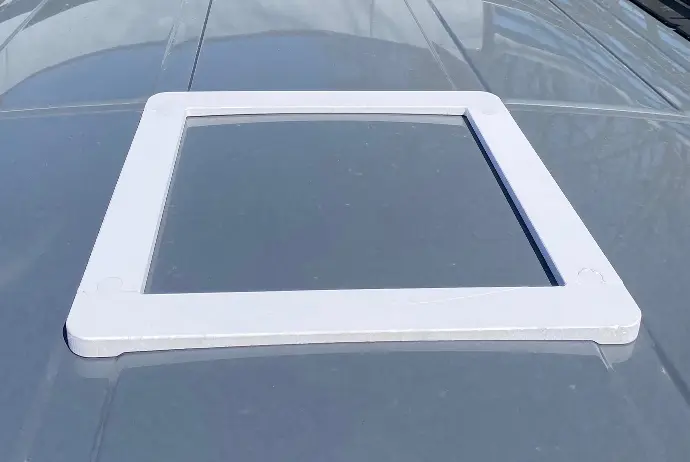 Roof flange for fan installation - Ford Transit | Eazyvans